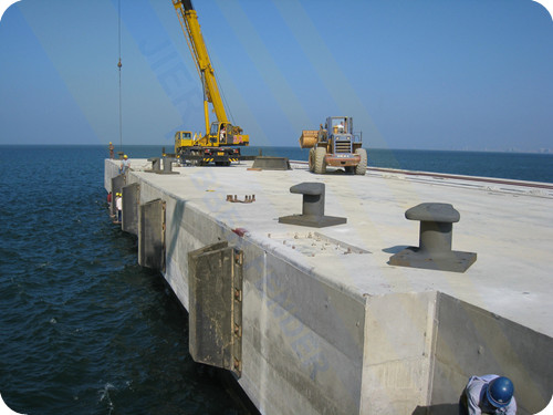 Arch Rubber Fender Installation - JIER Marine Rubber Fender Systems